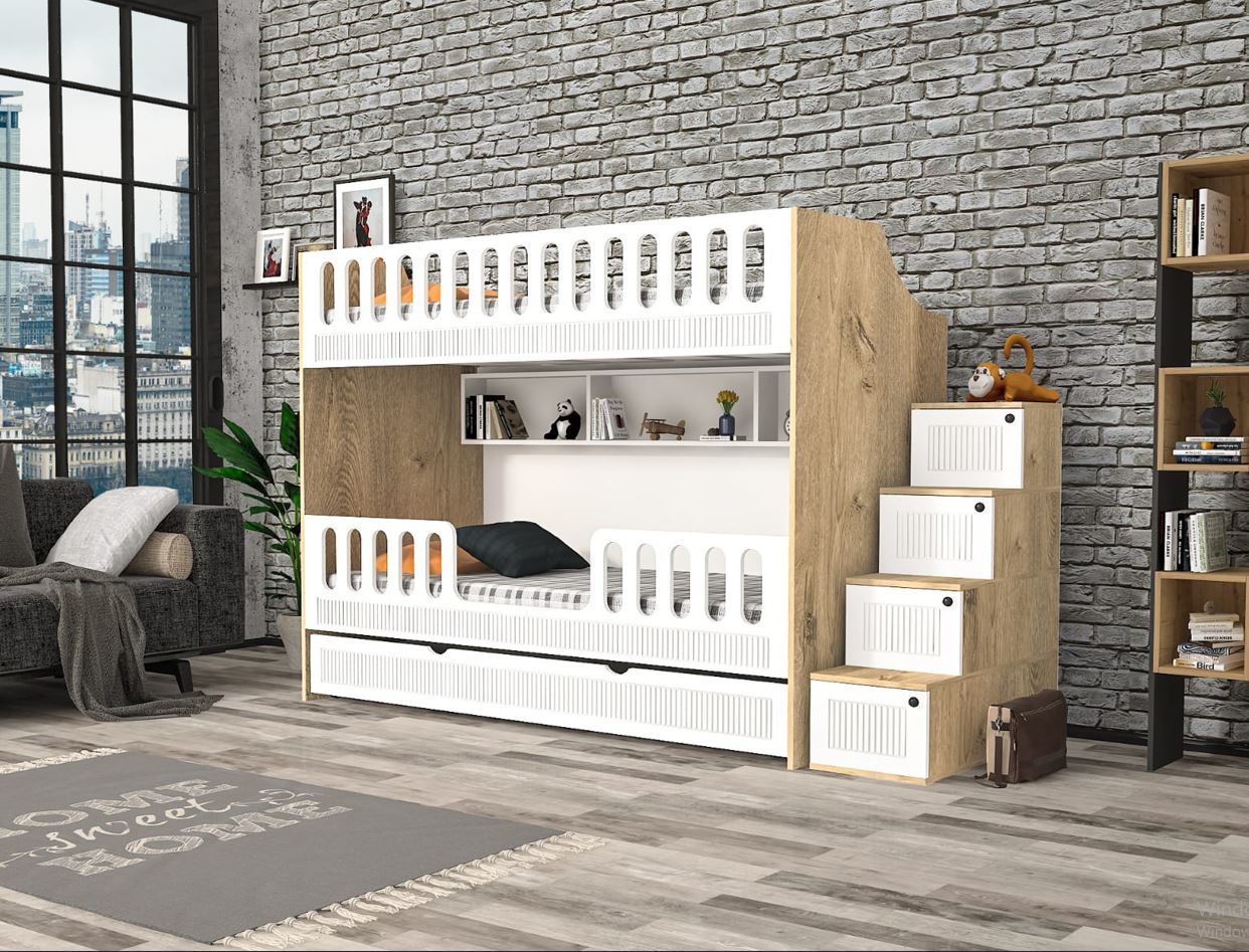 Hazar Yarı Mdf Membran Kaplama Yavrulu Ranza Bm - Montaj Dahil-26.999,90 TL